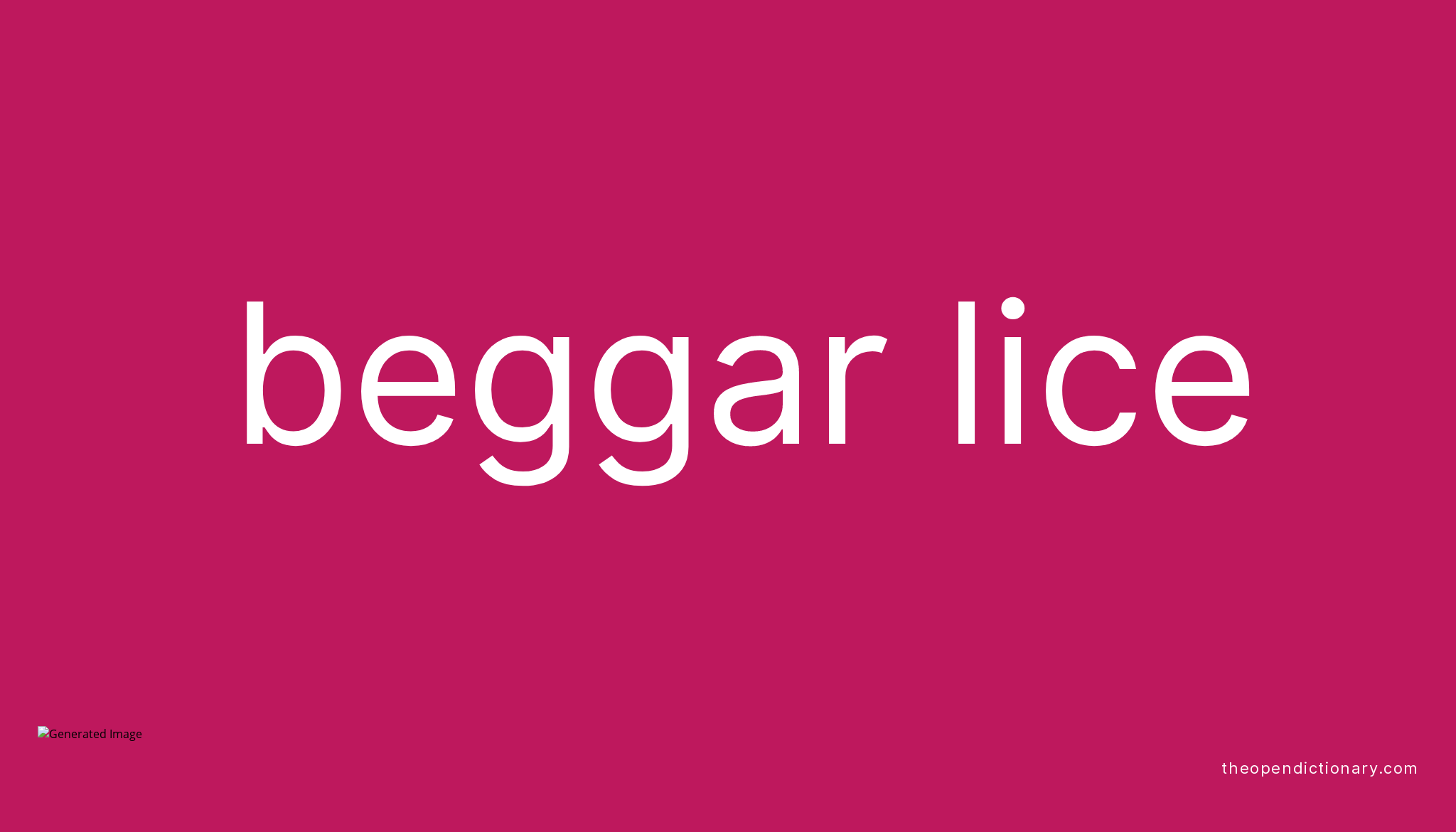 Beggar Lice Meaning Of Beggar Lice Definition Of Beggar Lice Beggar Lice Meaning Of Beggar Lice Definition Of Beggar Lice
